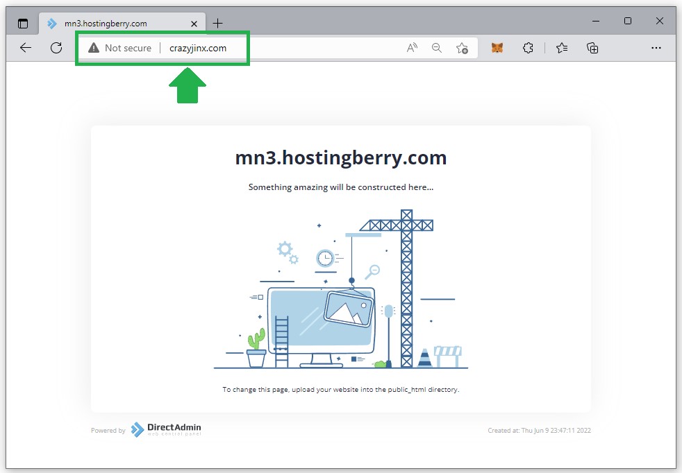 การตั้งค่าโดเมนใน DirectAdmin - HOSTNEVERDIE